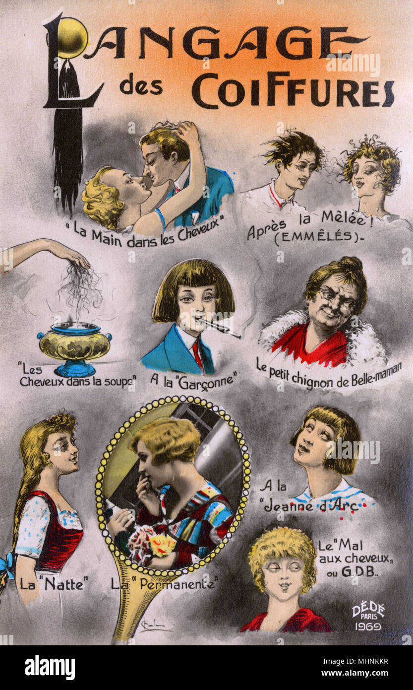 1920s Hair Style High Resolution Stock Photography and Images - Alamy