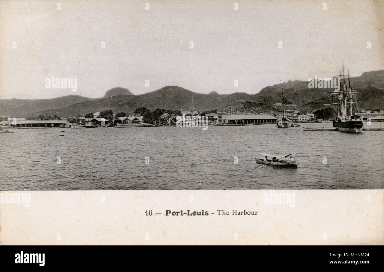 Mauritius - Port Louis - The Harbour Stock Photo - Alamy