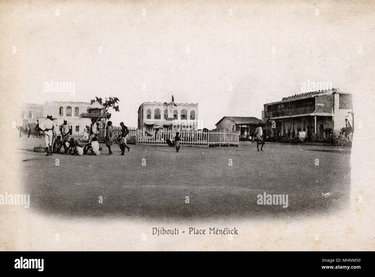 East Africa - Djibouti - Place Menelik Stock Photo - Alamy