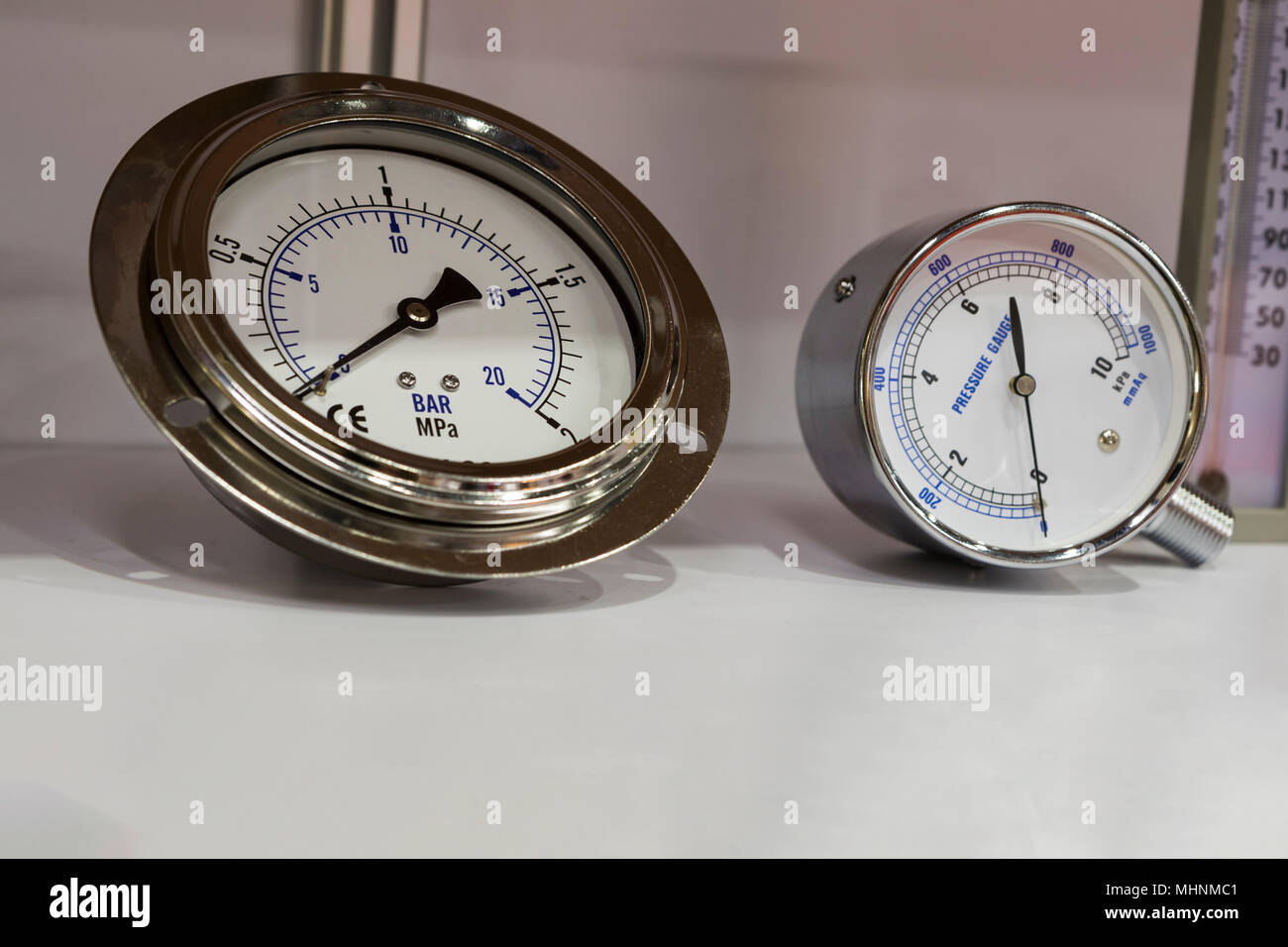 Industrial pressure gauges hi-res stock photography and images - Alamy