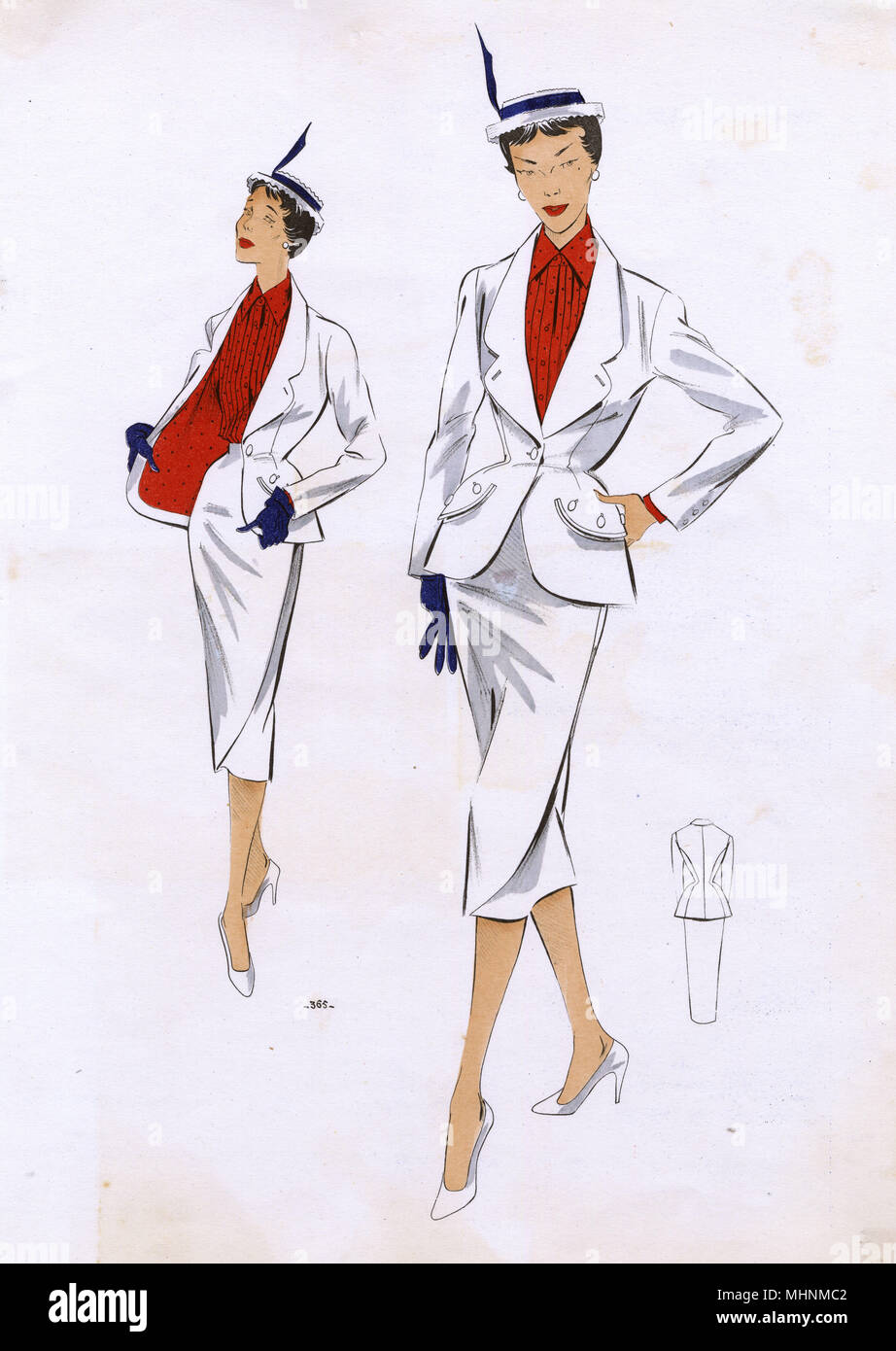 Womens Fashion 50s High Resolution Stock Photography and Images - Alamy