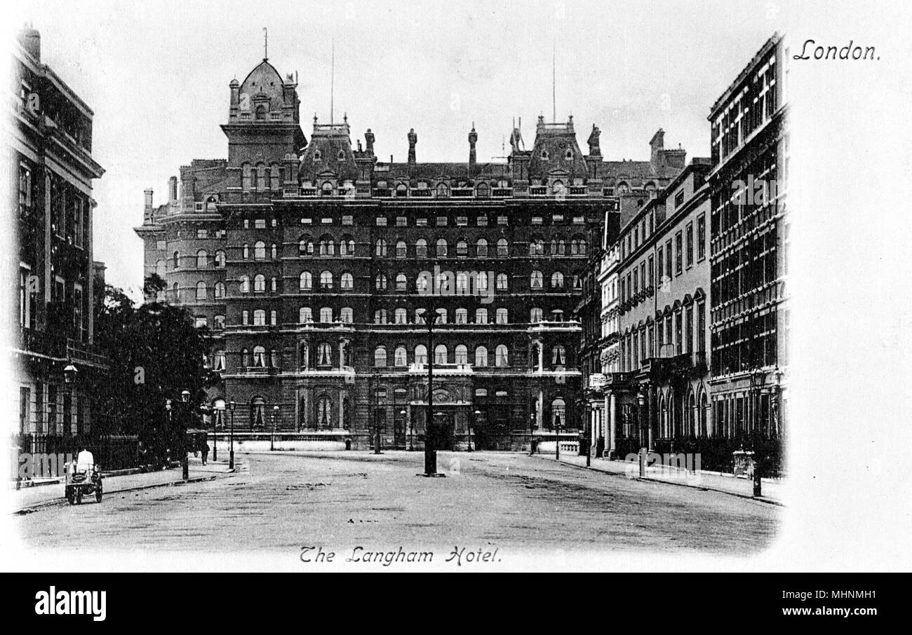 Langham Hotel, Portland Place, London W1 Stock Photo - Alamy