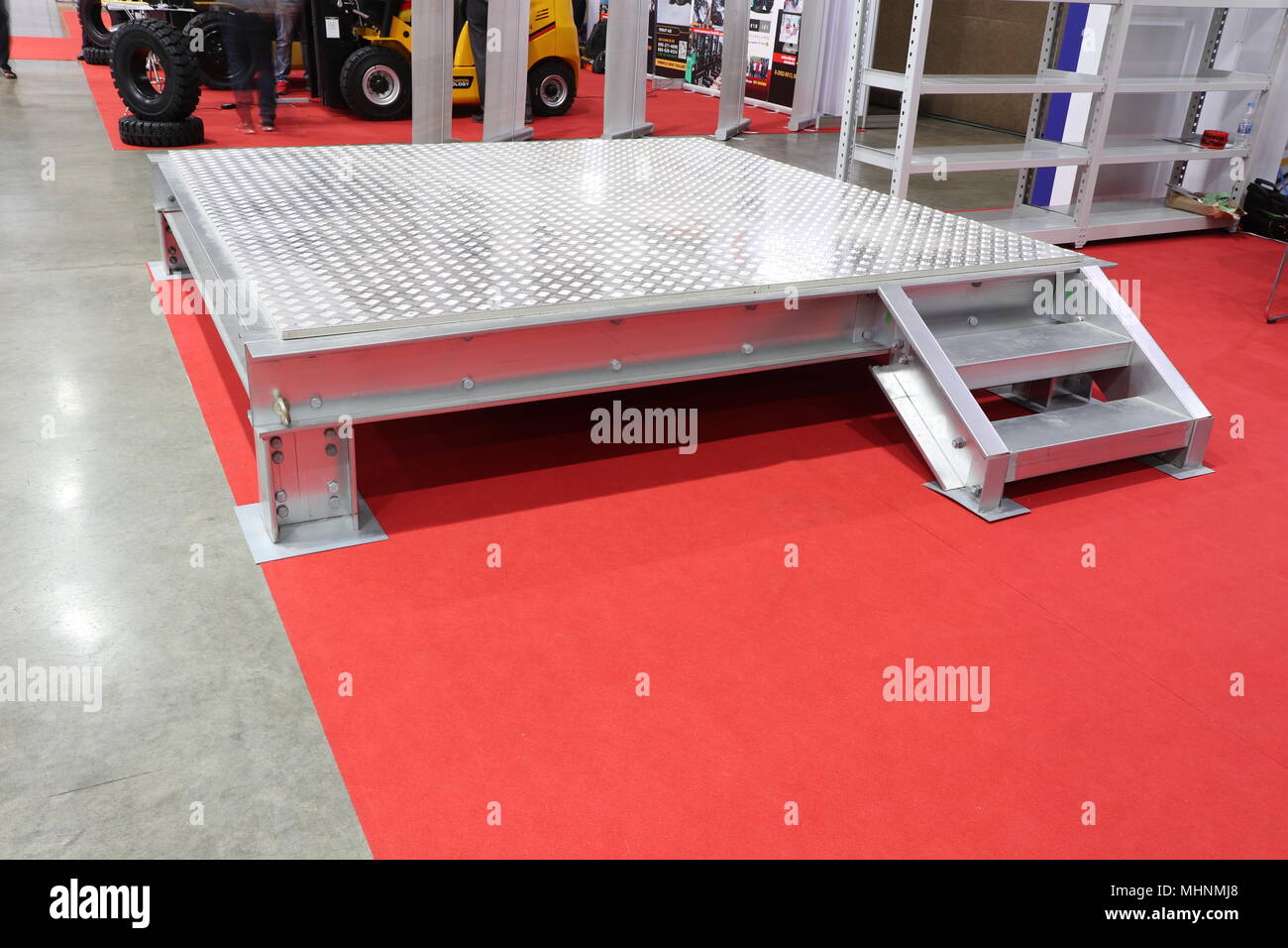 platform in facotry floor ; for working Stock Photo - Alamy
