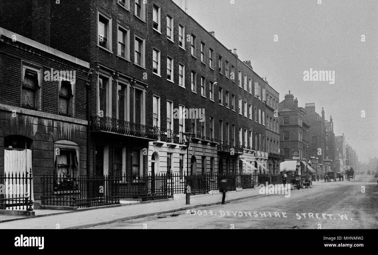 Devonshire Street, London W1 Stock Photo - Alamy