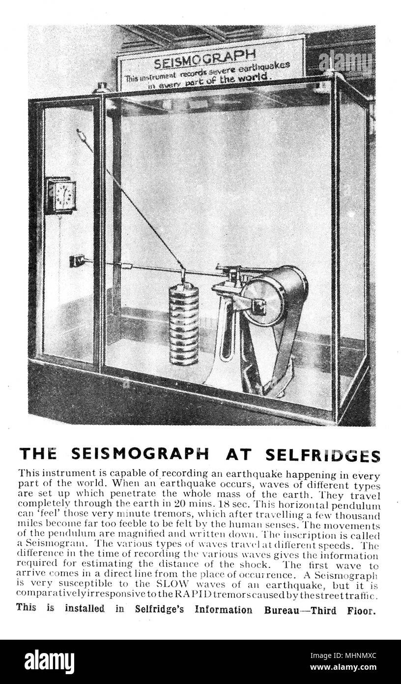 First Seismograph