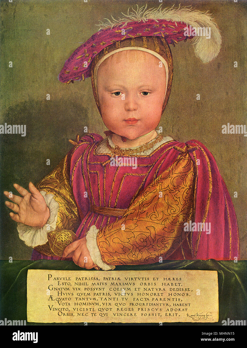 Edward VI as a Child, by Hans Holbein the Younger Stock Photo - Alamy