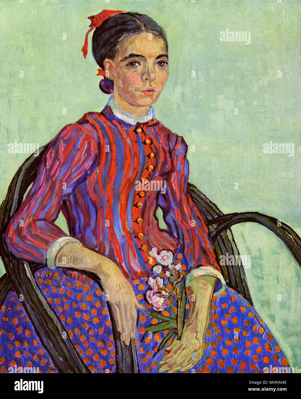 La Mousme, by Van Gogh Stock Photo - Alamy