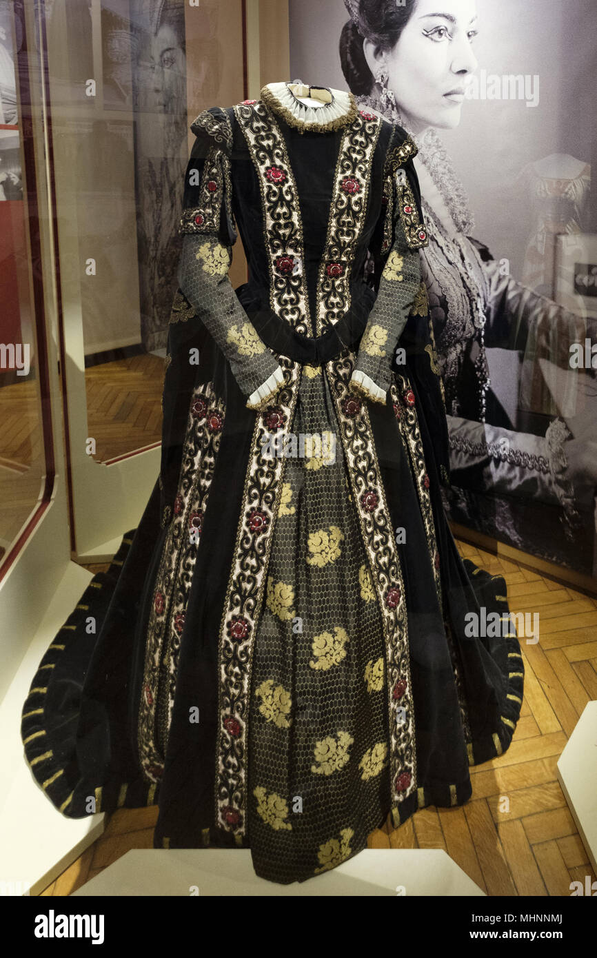 La Scala Theatre displays a large collection of paintings, busts ...