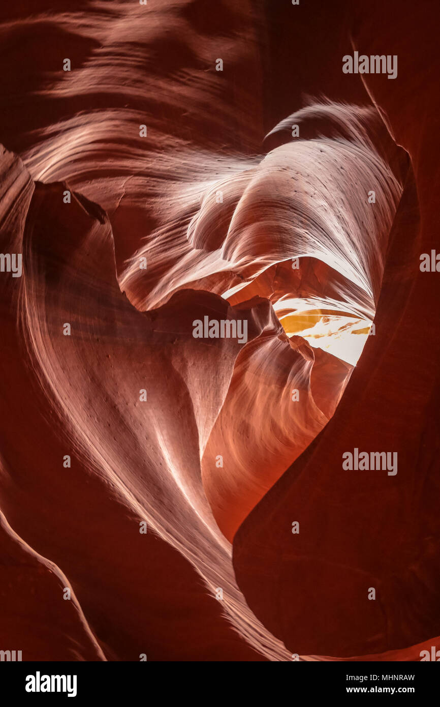 Antelope canyon heart hi-res stock photography and images - Alamy