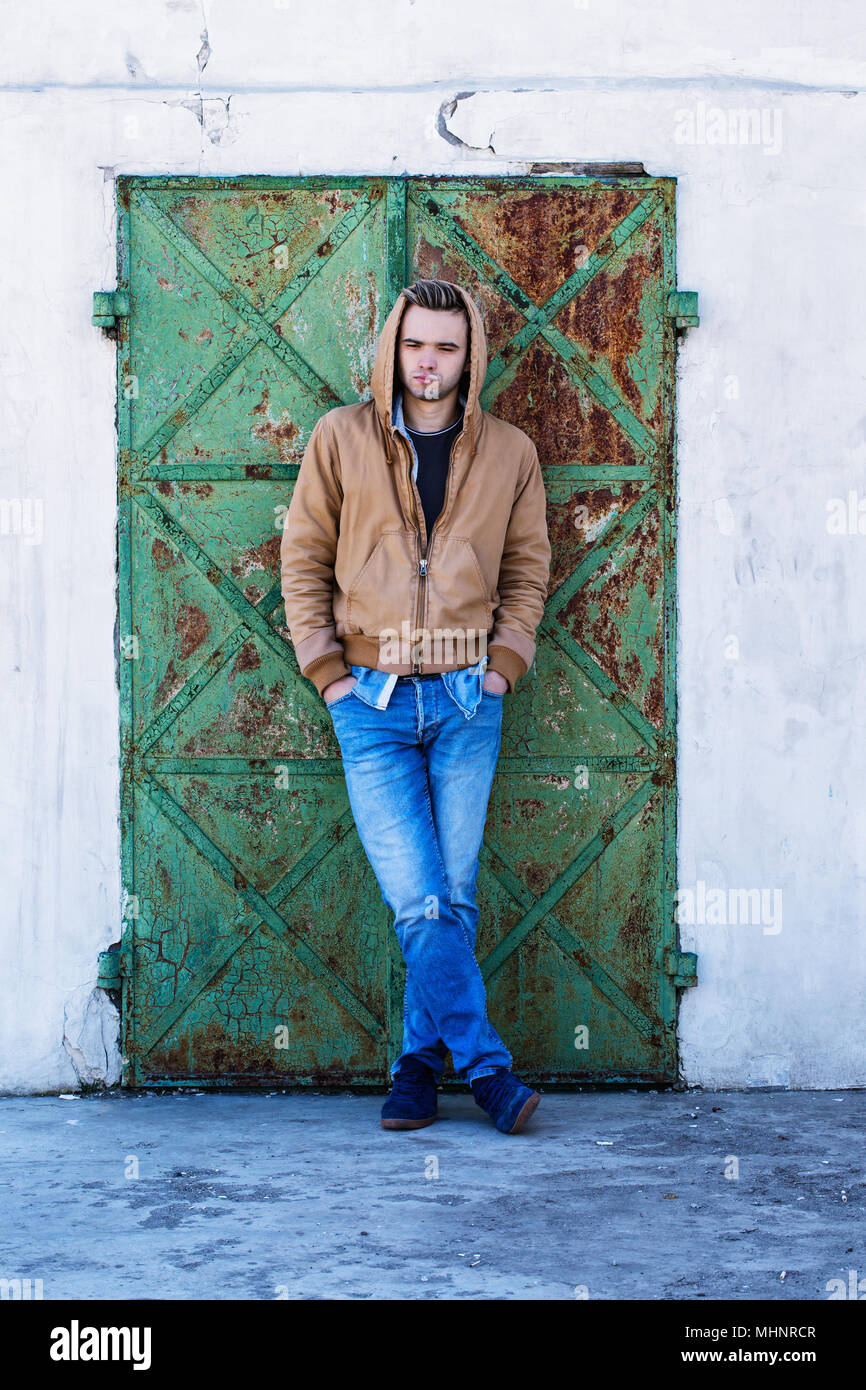 A young man in full growth Stock Photo - Alamy