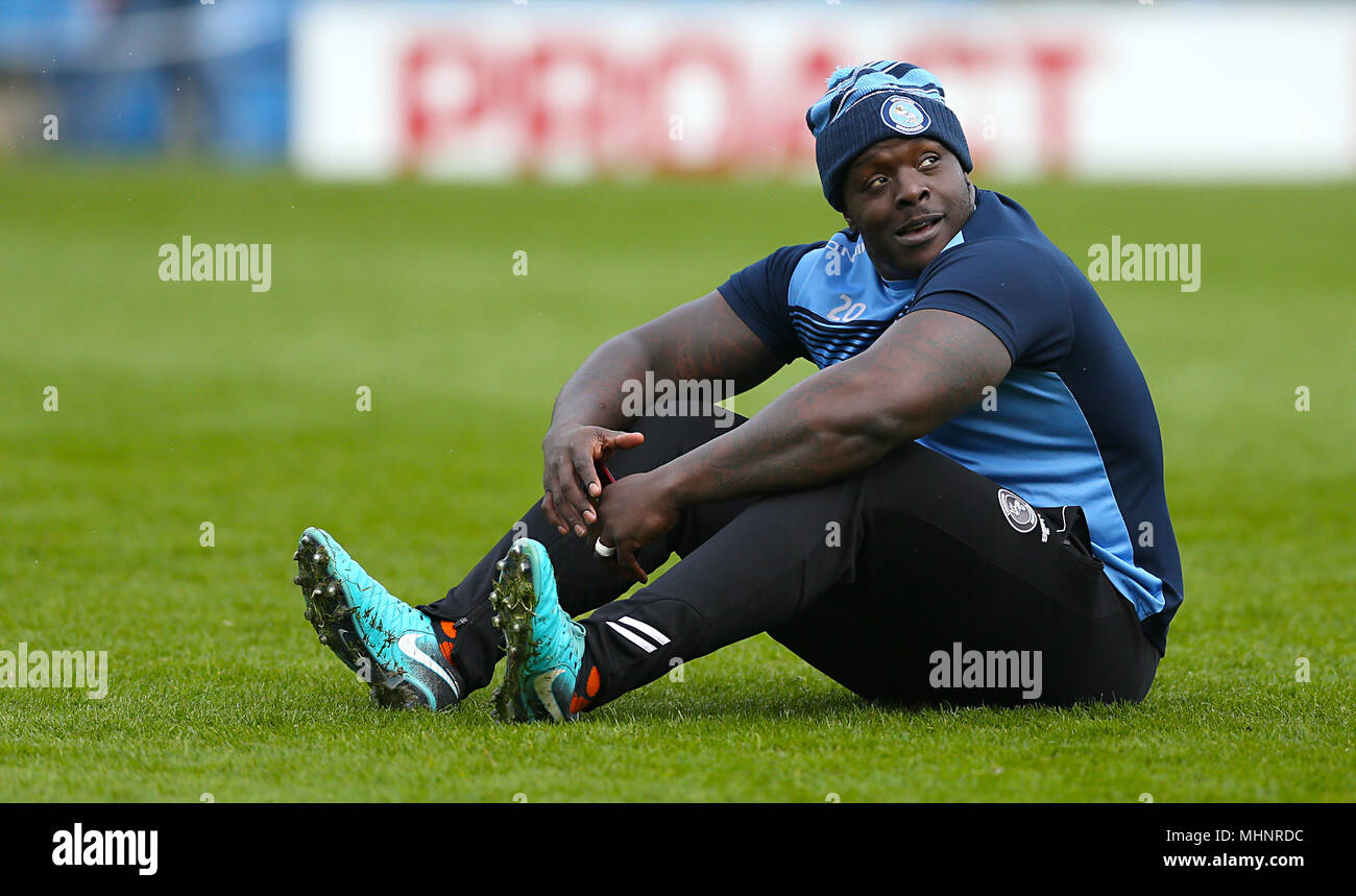 Wycombe Wanderers' Adebayo Akinfenwa Stock Photo - Alamy