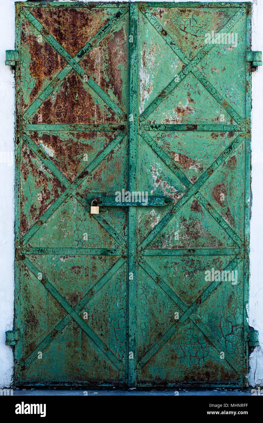 Old rusty doors Stock Photo - Alamy