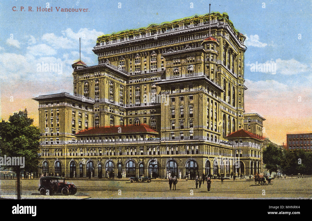 Vancouver, Canada - Canadian Pacific Railway Hotel Stock Photo - Alamy