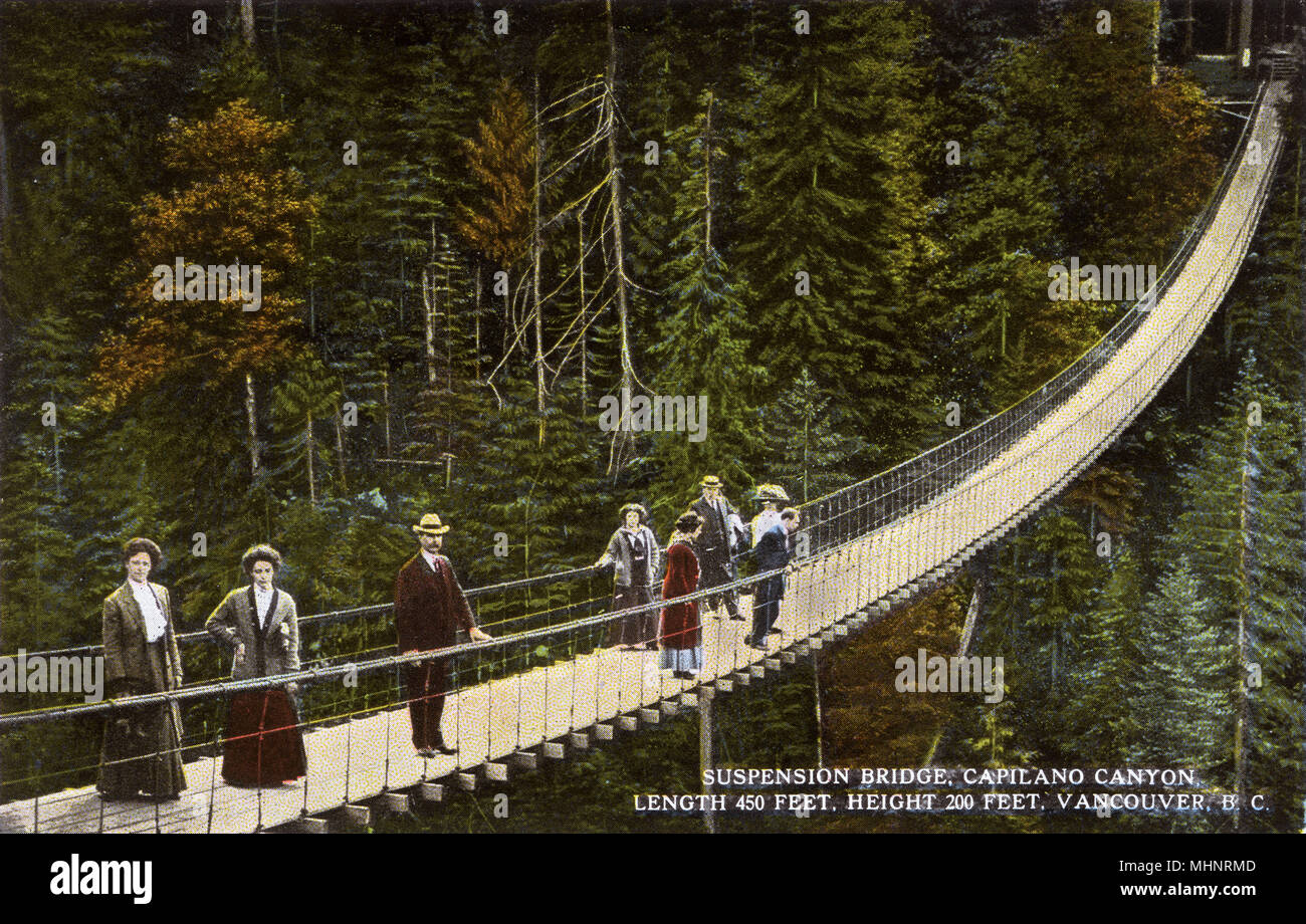 1910s suspension bridge hi-res stock photography and images - Alamy