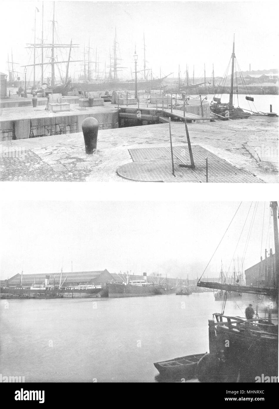 Alexandra dock Black and White Stock Photos & Images - Alamy