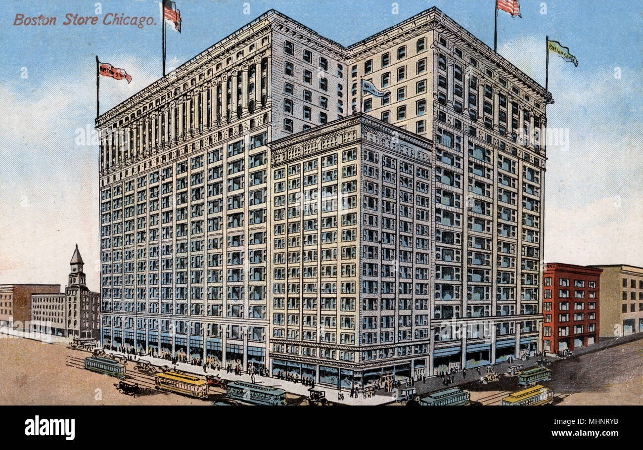 Boston Store, Chicago, USA Stock Photo - Alamy
