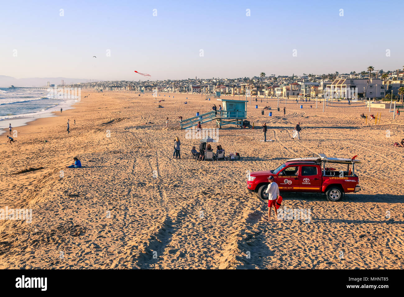 day at the beach Stock Photo - Alamy