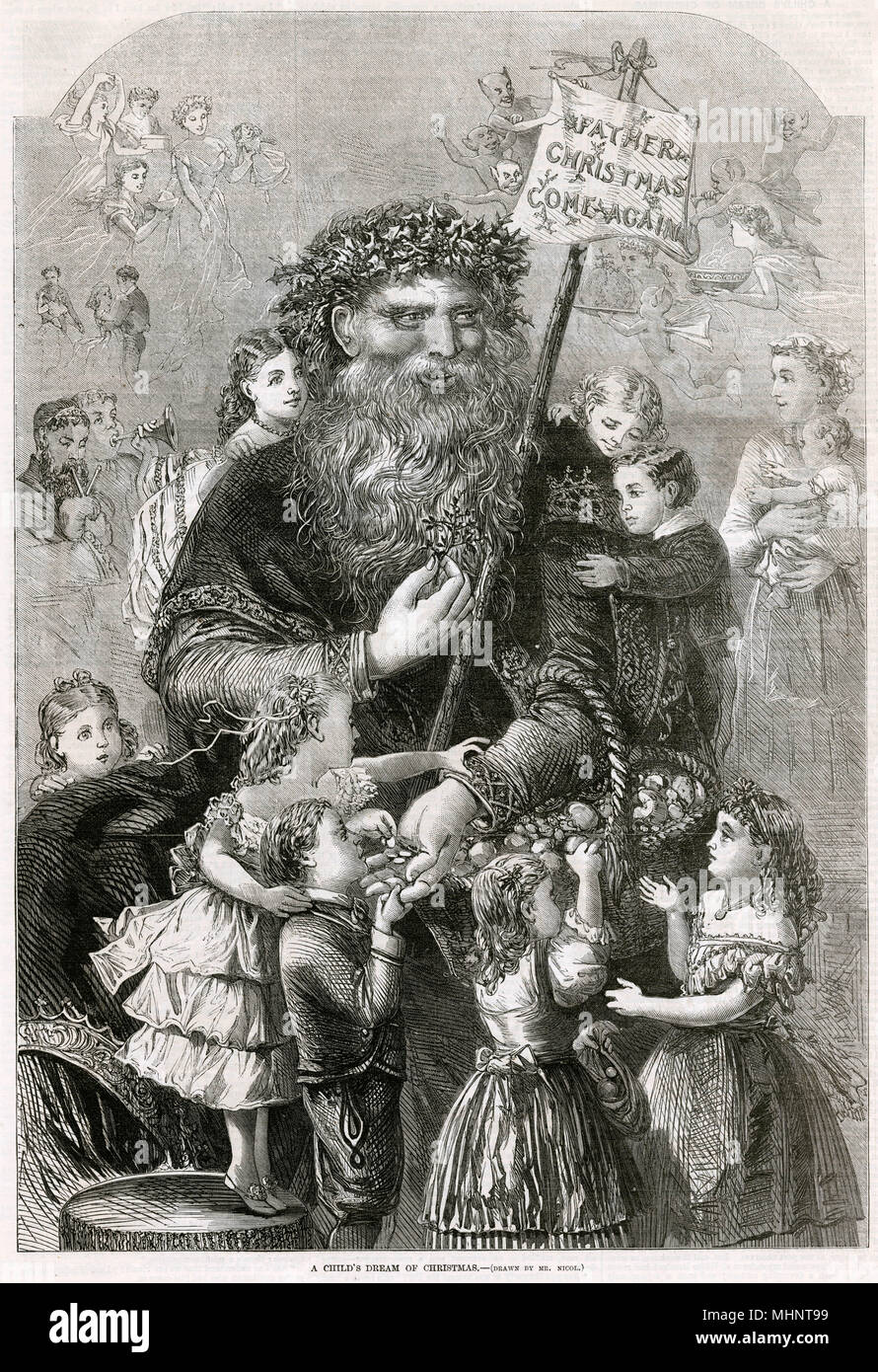 English father christmas hi-res stock photography and images - Alamy