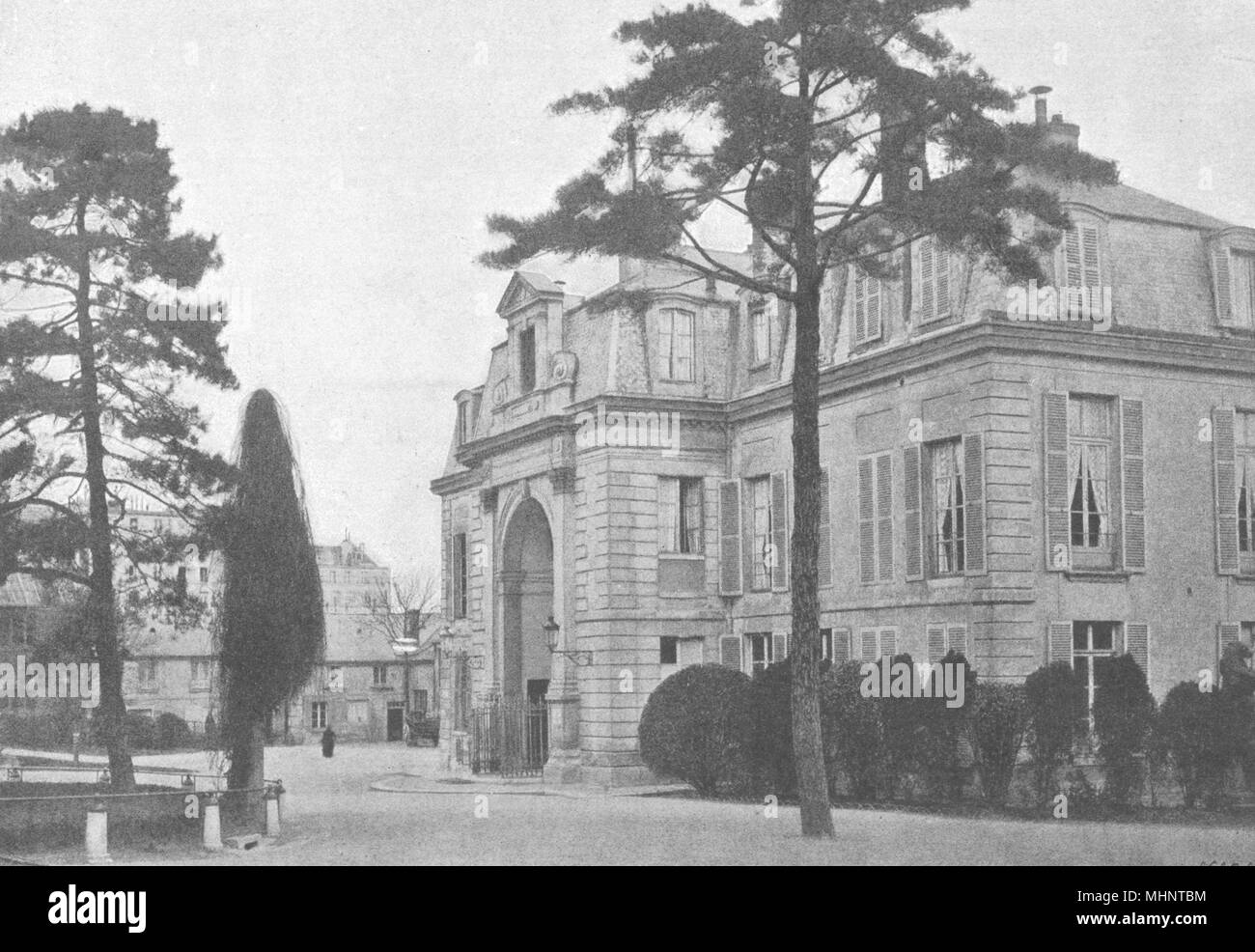 PARIS. Muséum. Administration 1895 old antique vintage print picture ...
