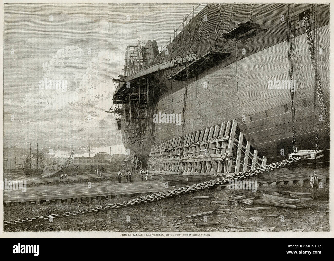 Great eastern ship construction hi-res stock photography and images - Alamy