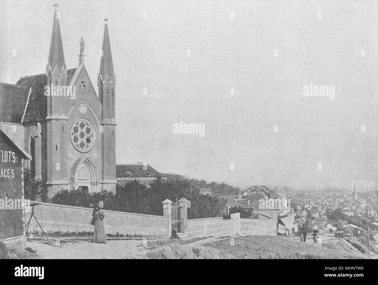SEINE- MARITIME. Le Havre. Notre- dame des Flots a Ste- Adresse 1895 ...