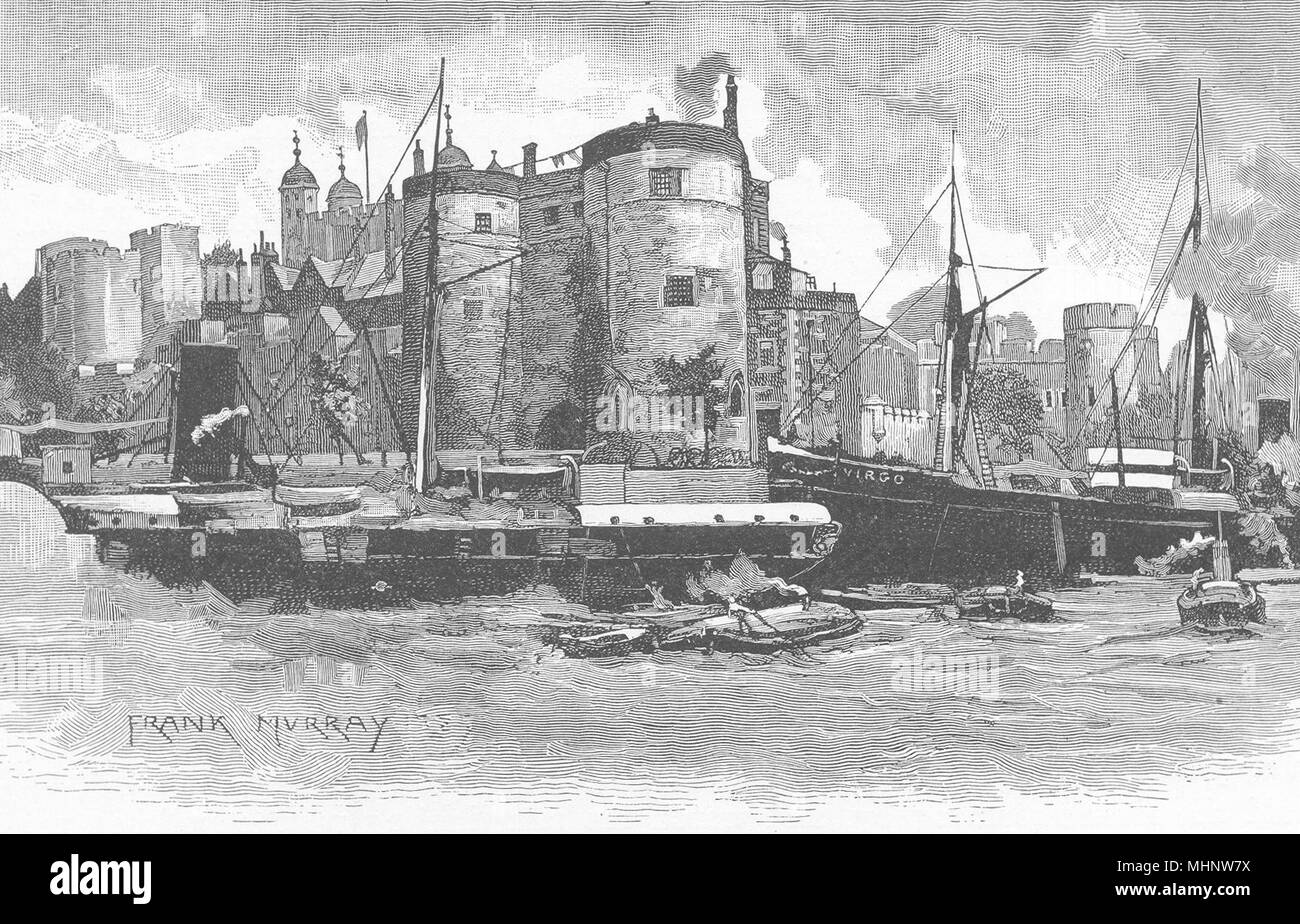 London rivers 1901 Black and White Stock Photos & Images - Alamy