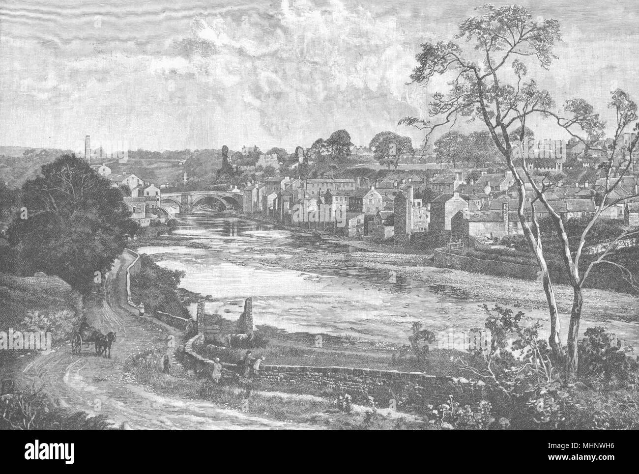 Old durham town hi-res stock photography and images - Alamy