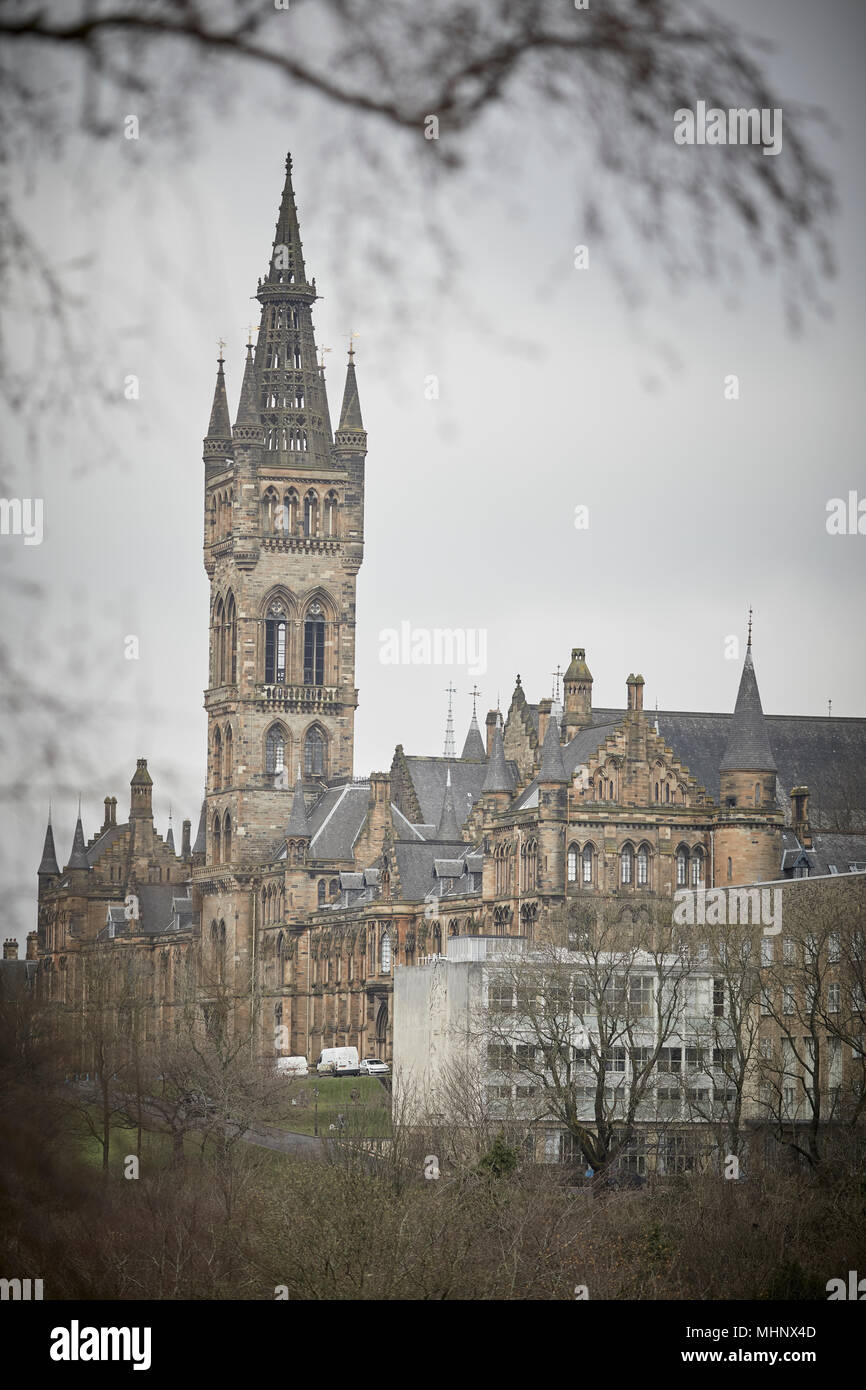 Glasgow in Scotland, Glasgow University THE GILBERT SCOTT BUILDING the ...