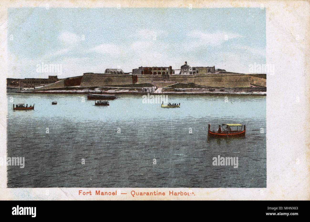 Fort Manoel, Quarantine Harbour, Manoel Island, Gzira, Malta Stock ...