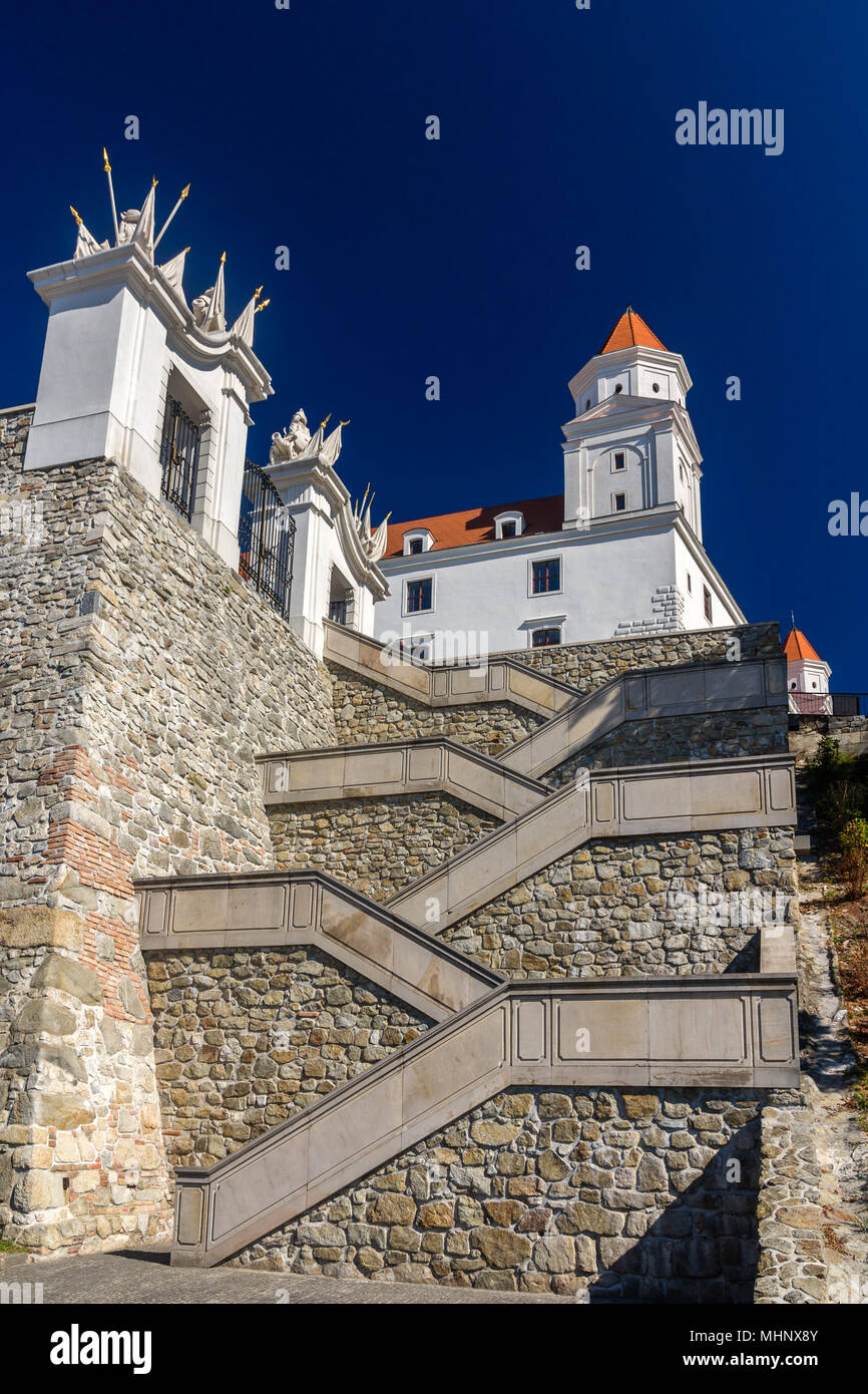 Historic castle stairs wall hi-res stock photography and images - Alamy