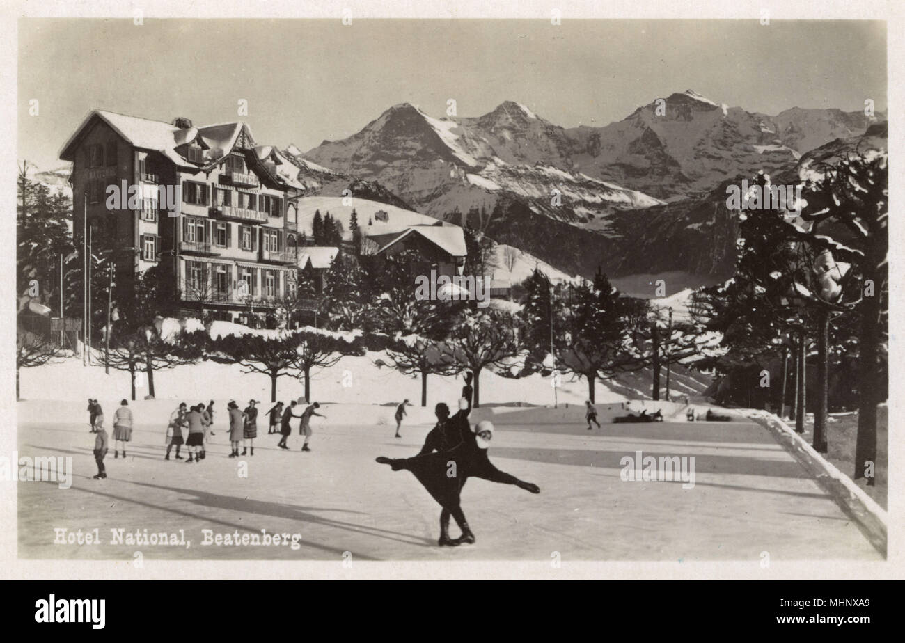 Hotel National, Beatenberg, Bern, Switzerland Stock Photo - Alamy