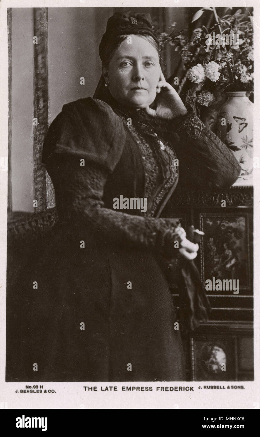 Princess Victoria, Empress of Germany, Queen of Prussia Stock Photo - Alamy