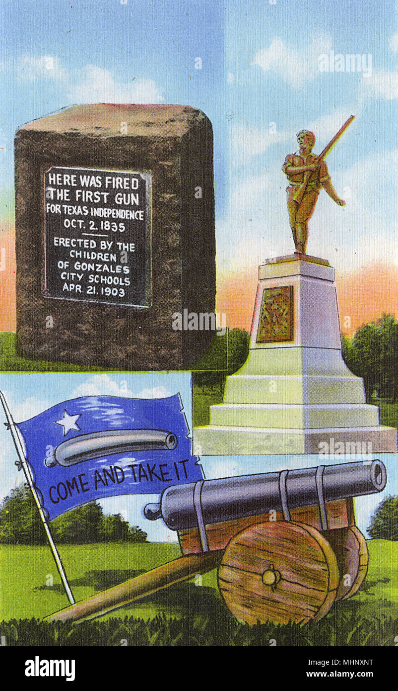 Battle Of Gonzales Painting