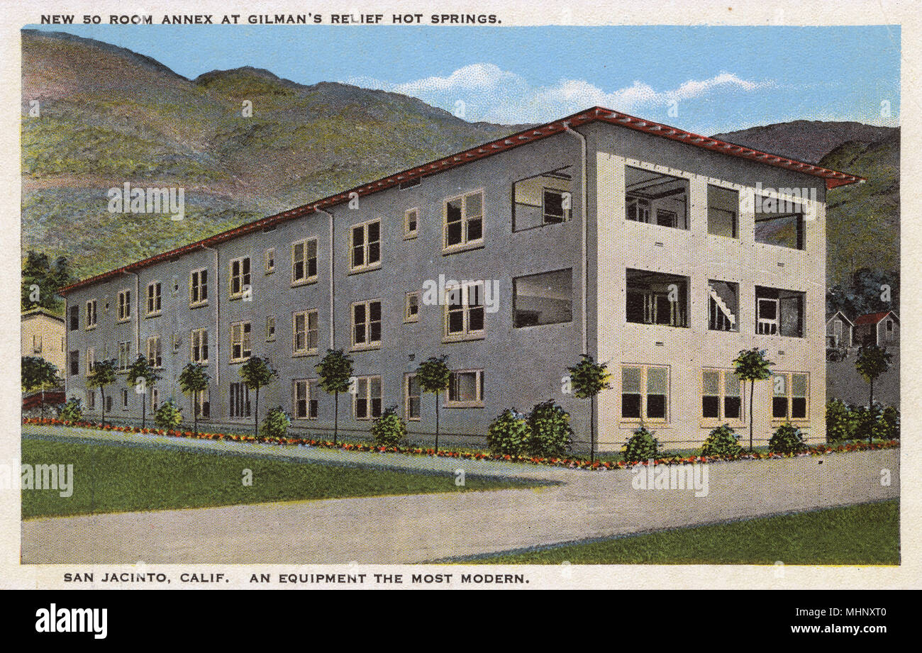 Gilman's Relief Hot Springs, San Jacinto, California, USA Stock Photo ...