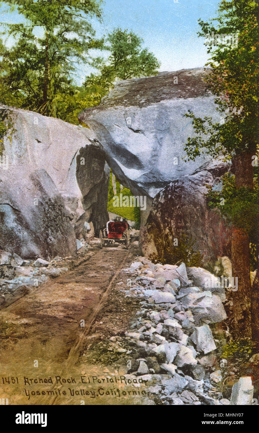Arched Rock, Yosemite Valley, California, USA Stock Photo - Alamy