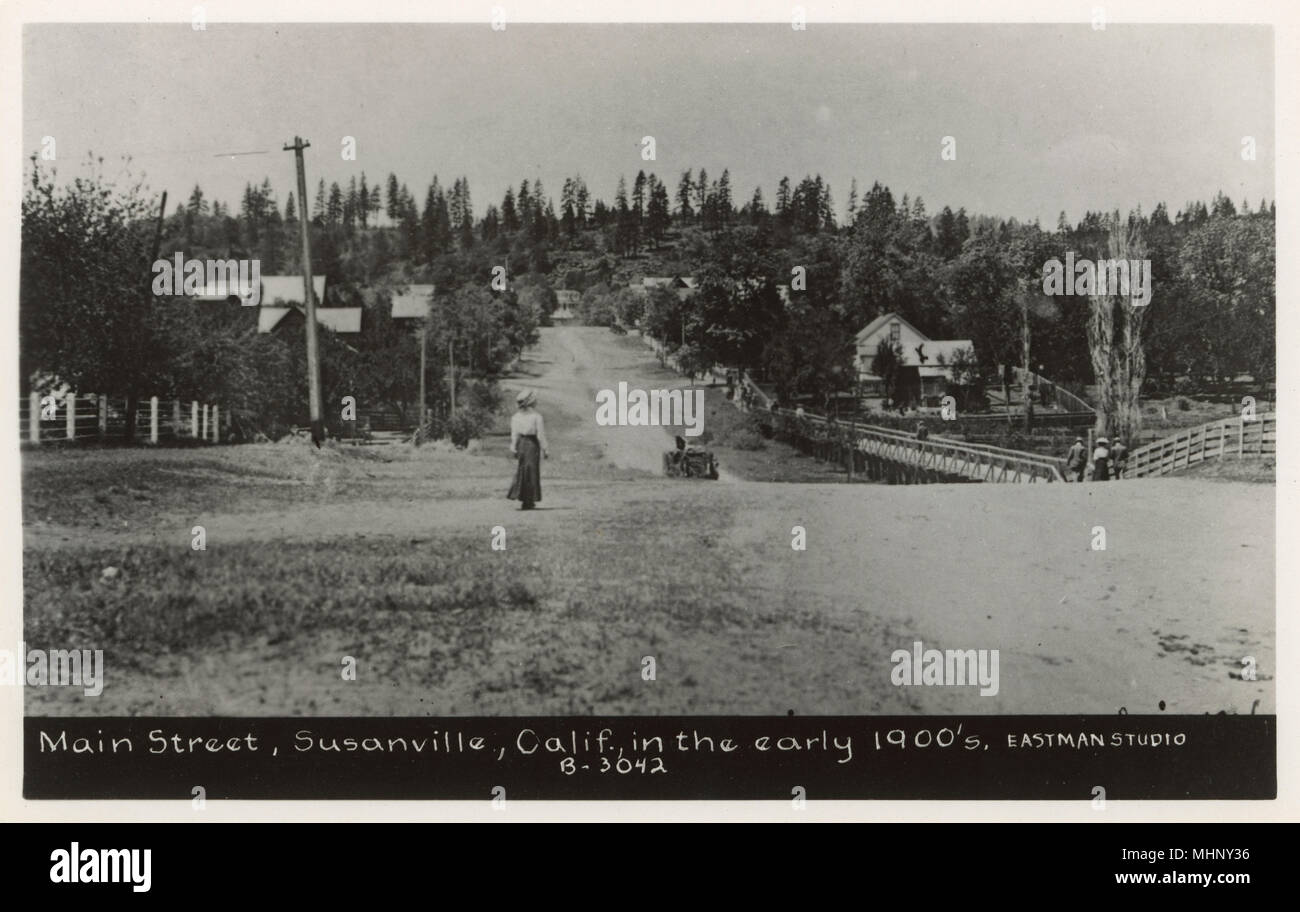 Main Street, Susanville, Lassen County, California, USA Stock Photo - Alamy