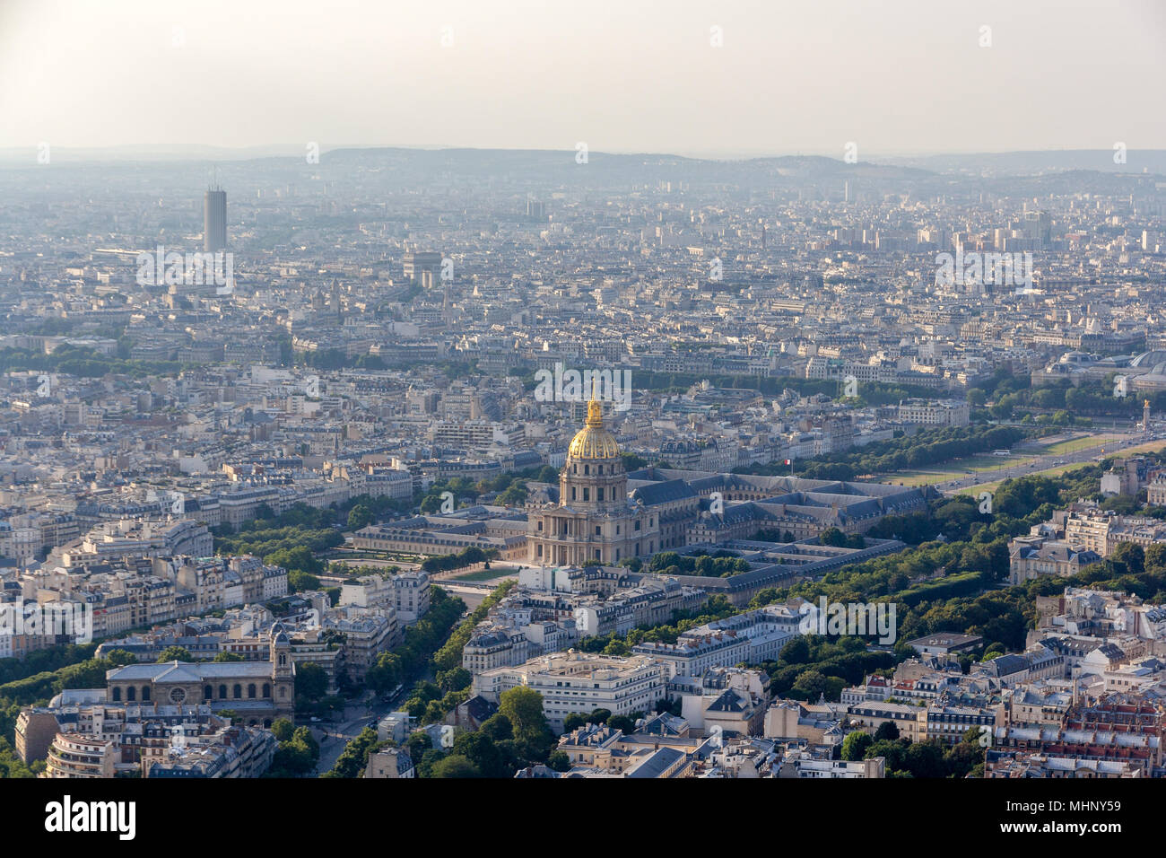 Les invalides aerial view hi-res stock photography and images - Alamy