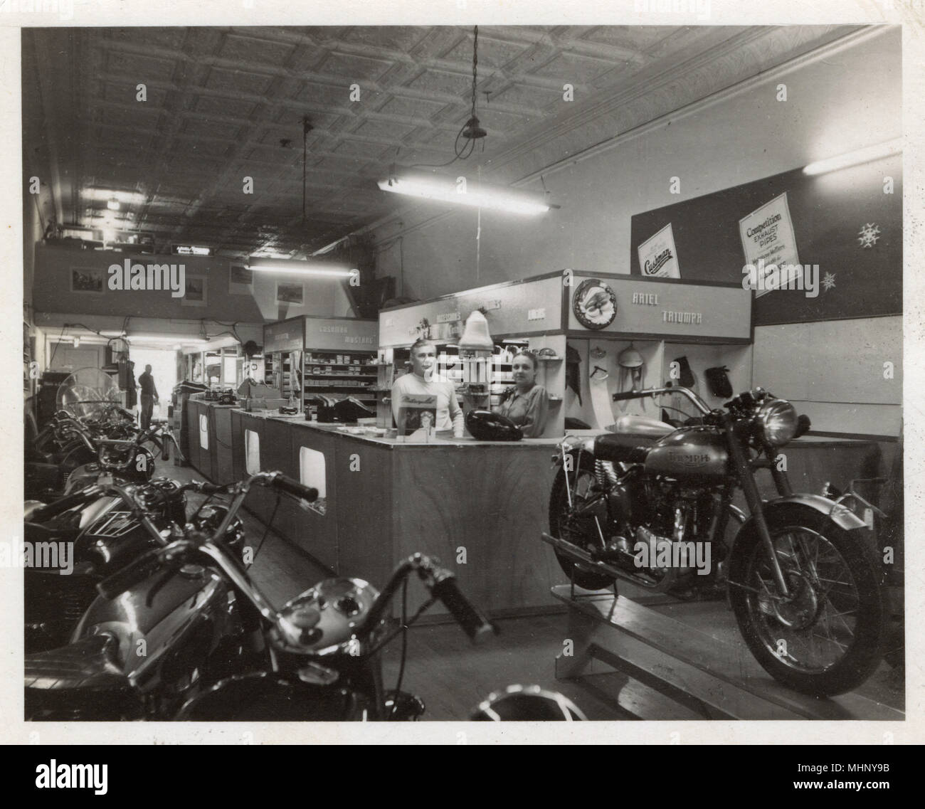 1950s motorcycle hi-res stock photography and images - Alamy