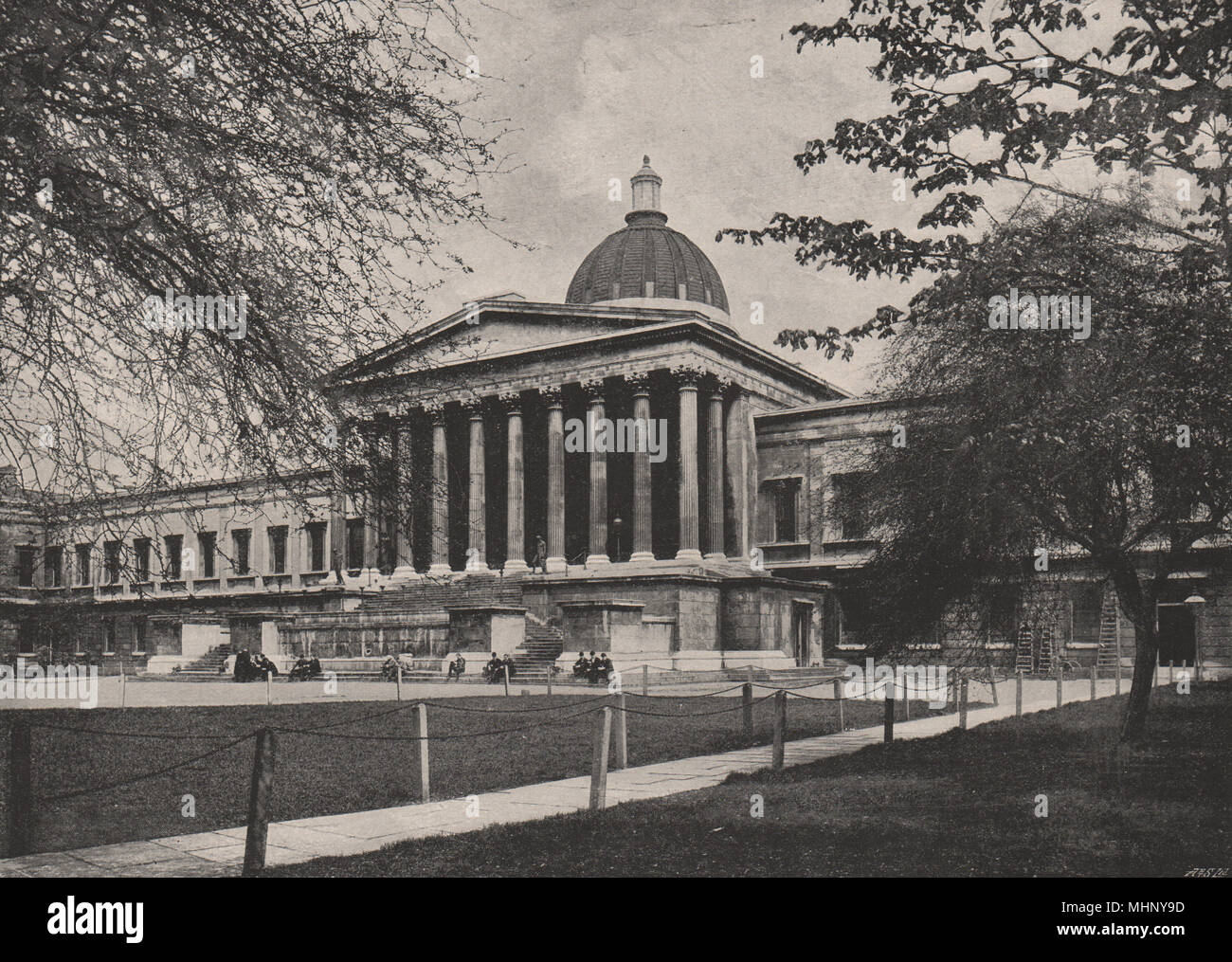University College. London. Education 1896 old antique vintage print ...