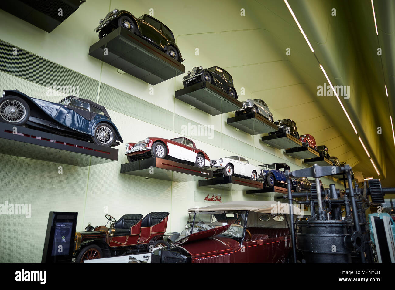 Glasgow in Scotland, Riverside Museum interior Stock Photo - Alamy