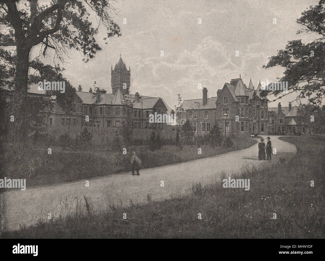 Claybury Asylum. London. Hospitals 1896 old antique vintage print ...