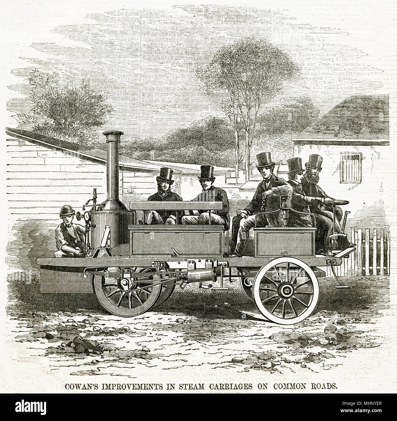 Steam carriage 1860's hi-res stock photography and images - Alamy