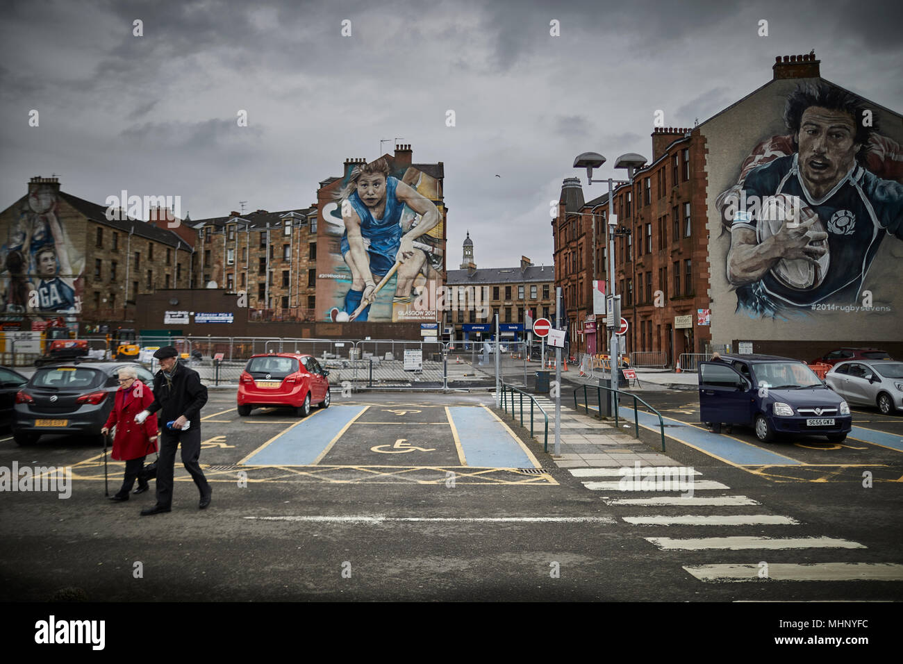 Glasgow city centre murals hi-res stock photography and images - Alamy