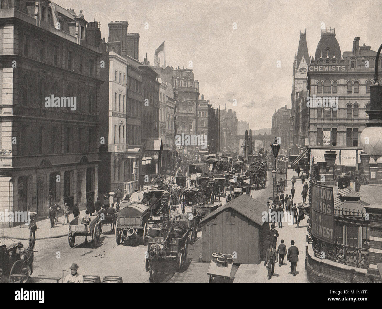 Old Fashioned British Street Wallpapers 751 Old English Street Stock