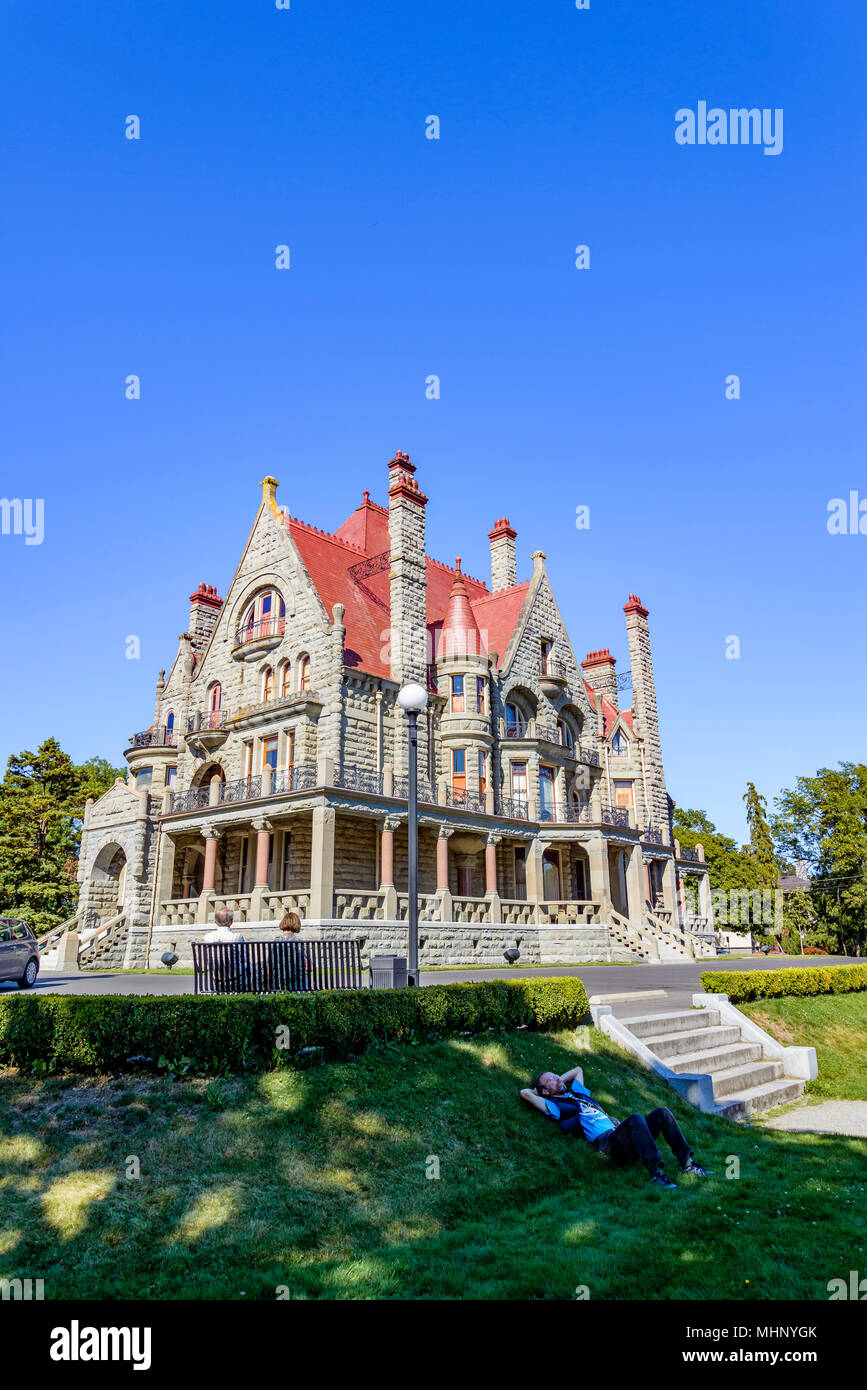 Craigdarroch castle victoria hi-res stock photography and images - Alamy