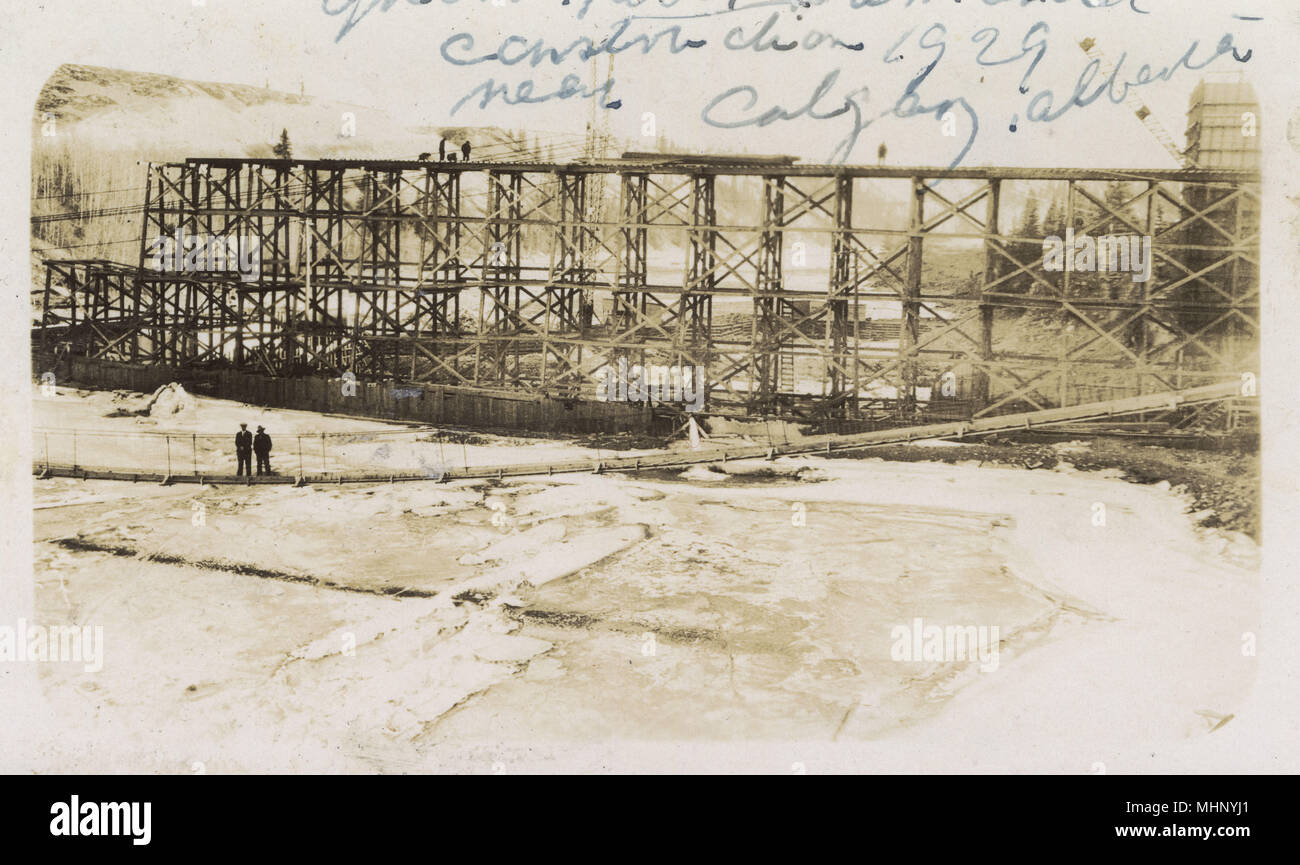 Ghost River Dam, Bow River, Alberta, Canada Stock Photo - Alamy