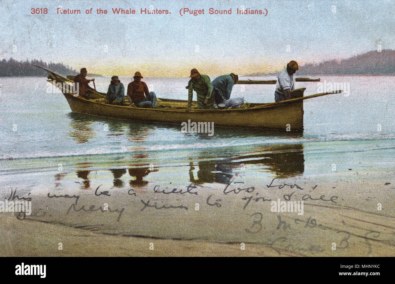Native indians boat hi-res stock photography and images - Alamy