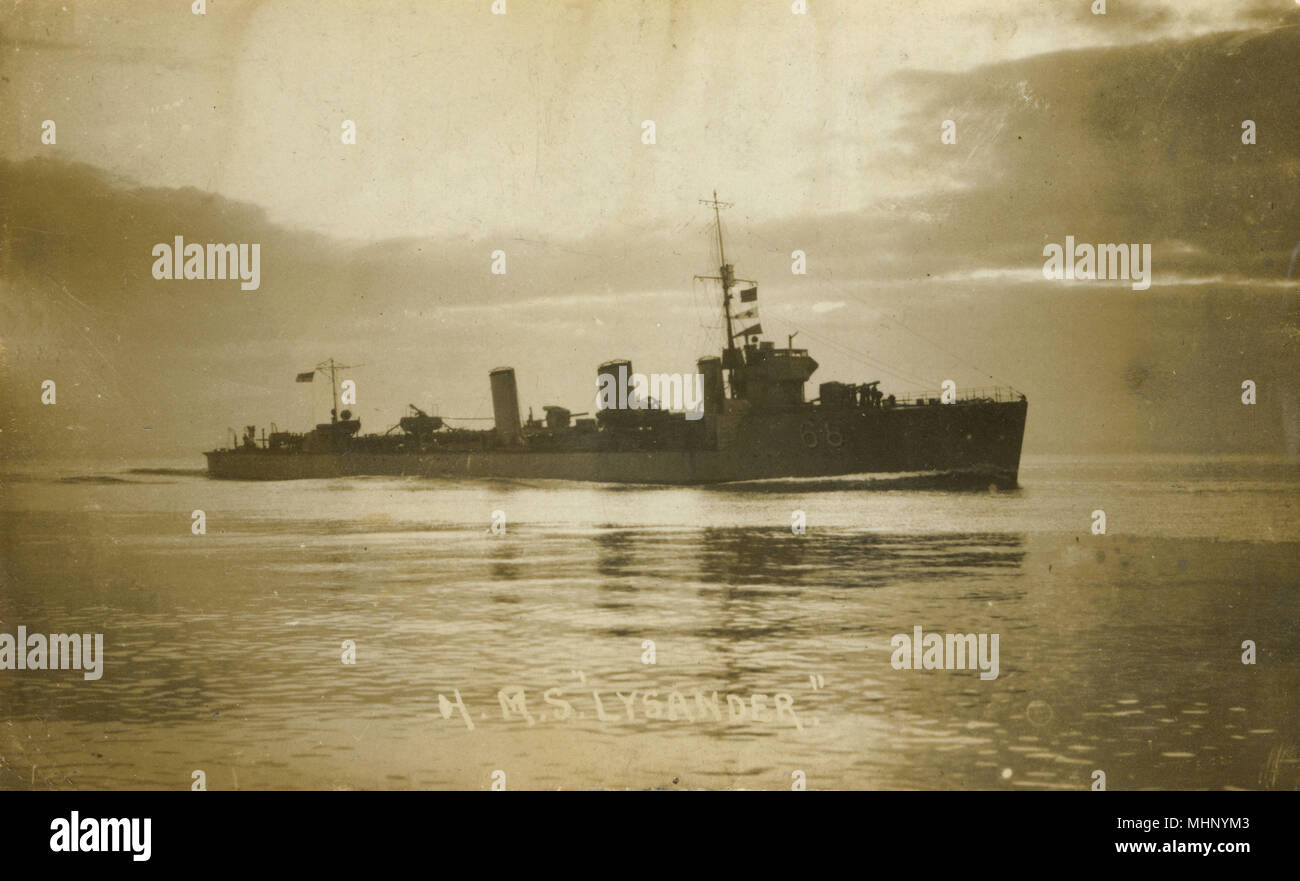 Laforey class destroyer hi-res stock photography and images - Alamy