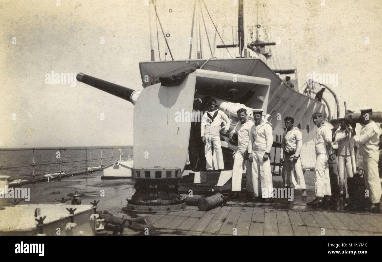HMS Diomede, Danae class British cruiser Stock Photo - Alamy