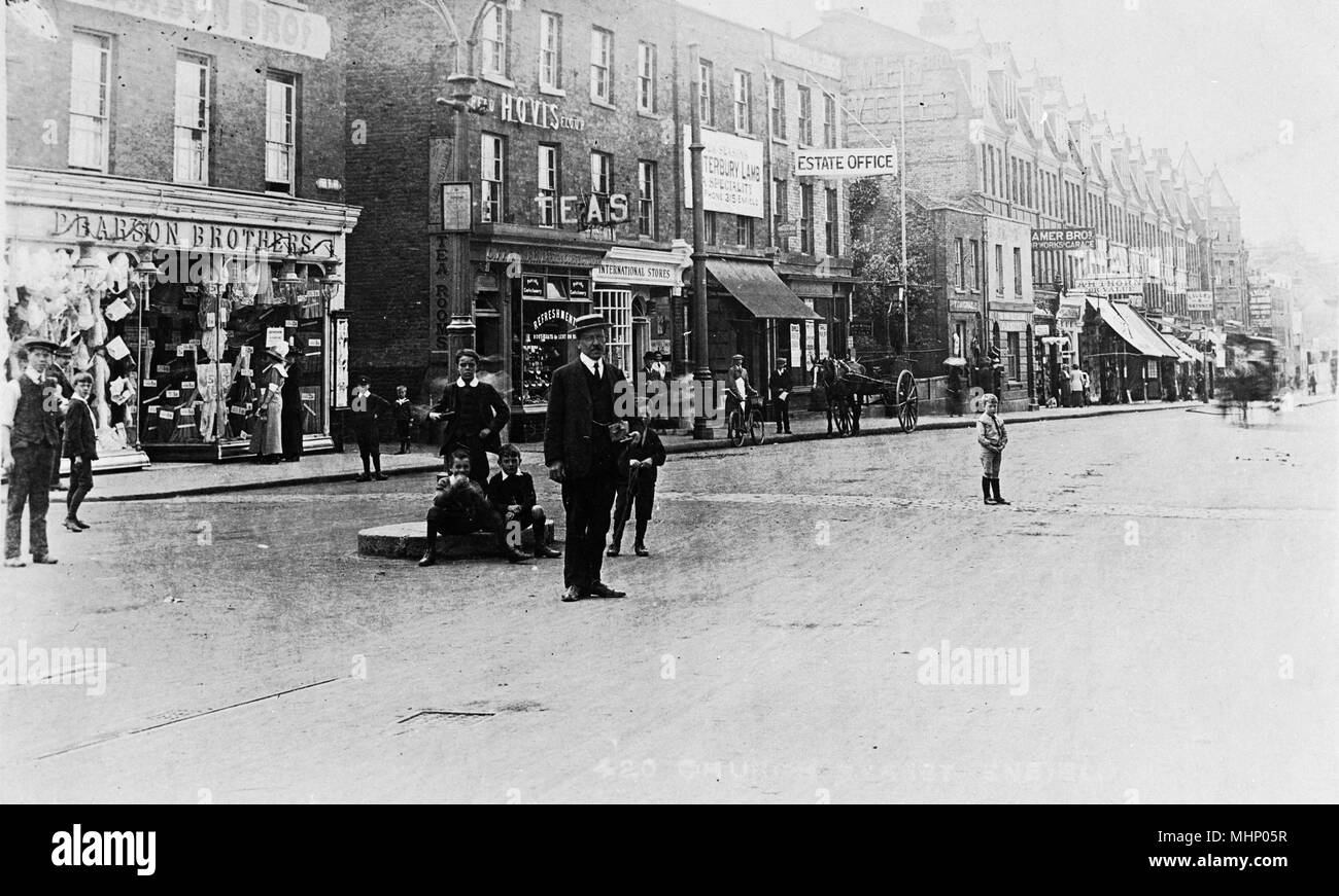 Church Street, Enfield, North London Stock Photo - Alamy